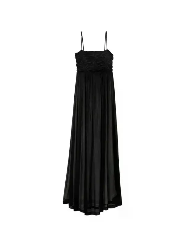 Bite Studios Ruched A-line Maxi Dress