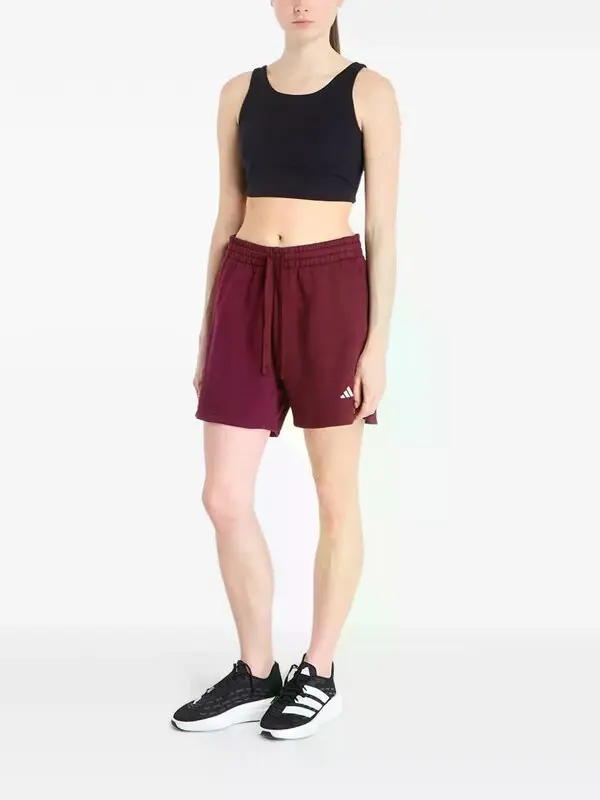 Adidas Studio Fleece Drawstring Shorts