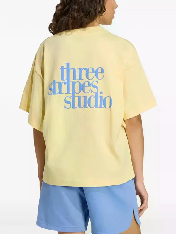 Adidas Studio Boyfriend Logo-print T-shirt