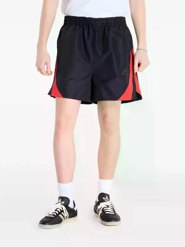 Adidas Contrast-panel Basketball Shorts