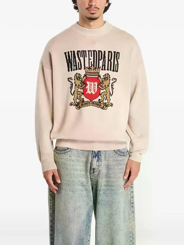 WASTED Crest Crew-neck Sweater