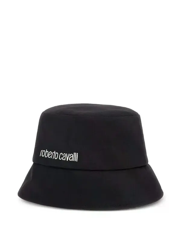 Roberto Cavalli Embroidered Logo Bucket Hat