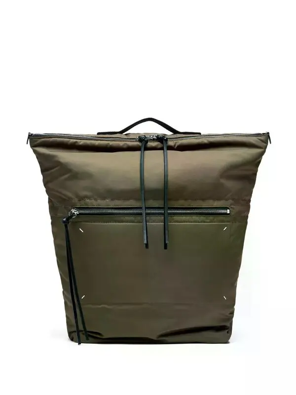 MAISON MARGIELA White Stitches Backpack - Brown