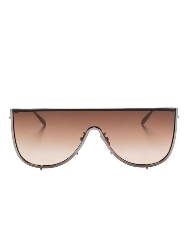 Alaïa Shield Sunglasses - Brown