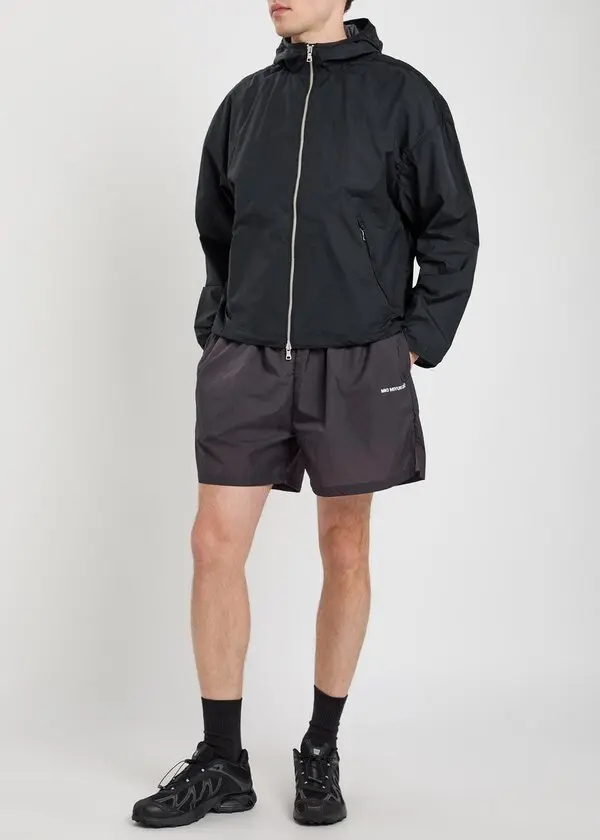 MKI MIYUKI ZOKU Hyperlight Wind Logo Nylon-blend Jacket - Black