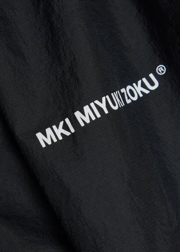 MKI MIYUKI ZOKU Hyperlight Wind Logo Nylon-blend Jacket - Black