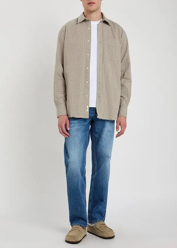FORET Checked Cotton Shirt