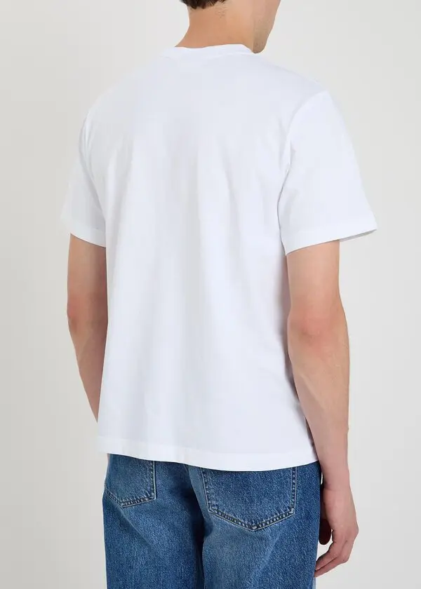 FORET Embroidered Cotton T-shirt
