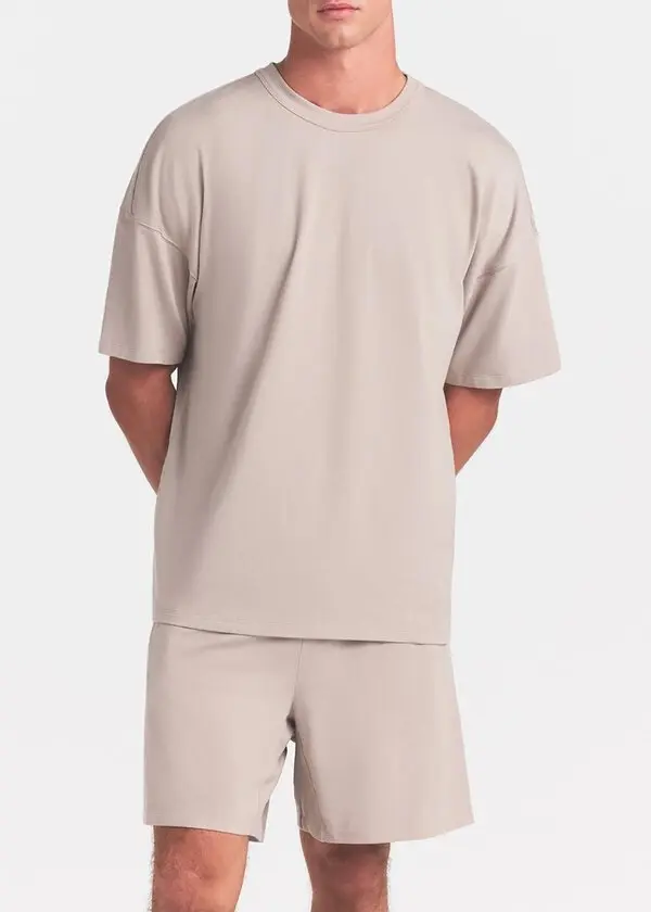 SKIMS Relaxed Cotton T-shirt - Beige