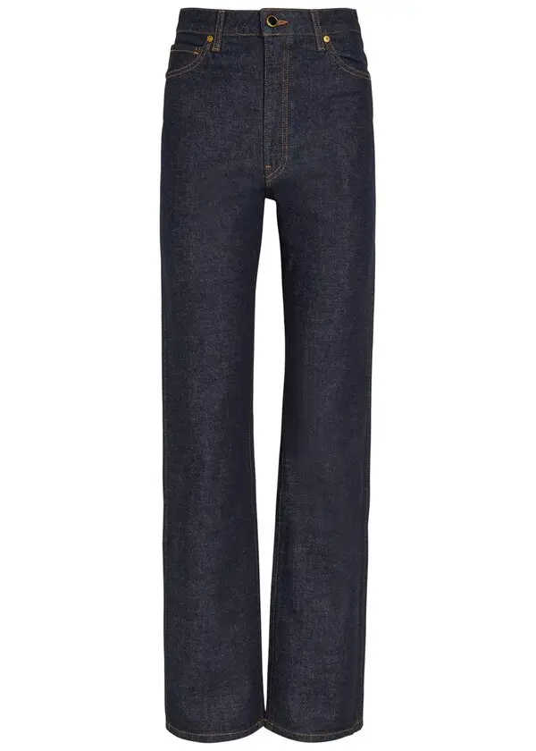 Khaite Danielle Slim Straight-leg Jeans