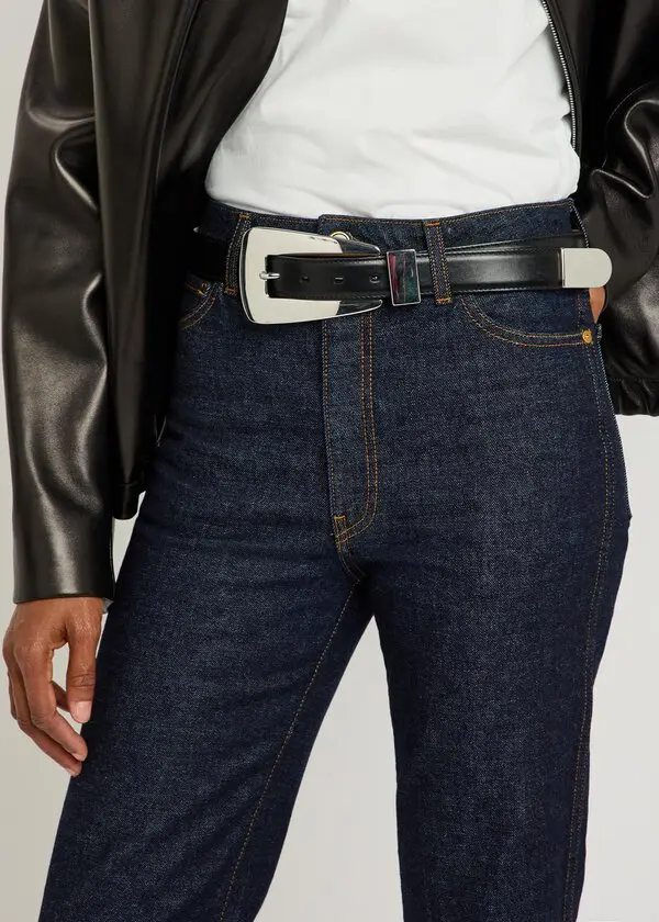 Khaite Danielle Slim Straight-leg Jeans