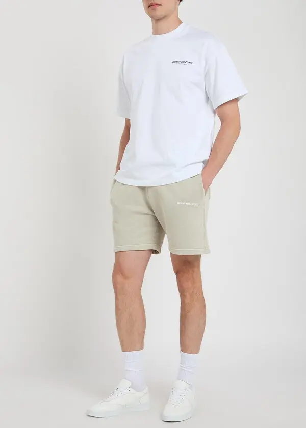 MKI MIYUKI ZOKU Design Studio Cotton T-shirt - White