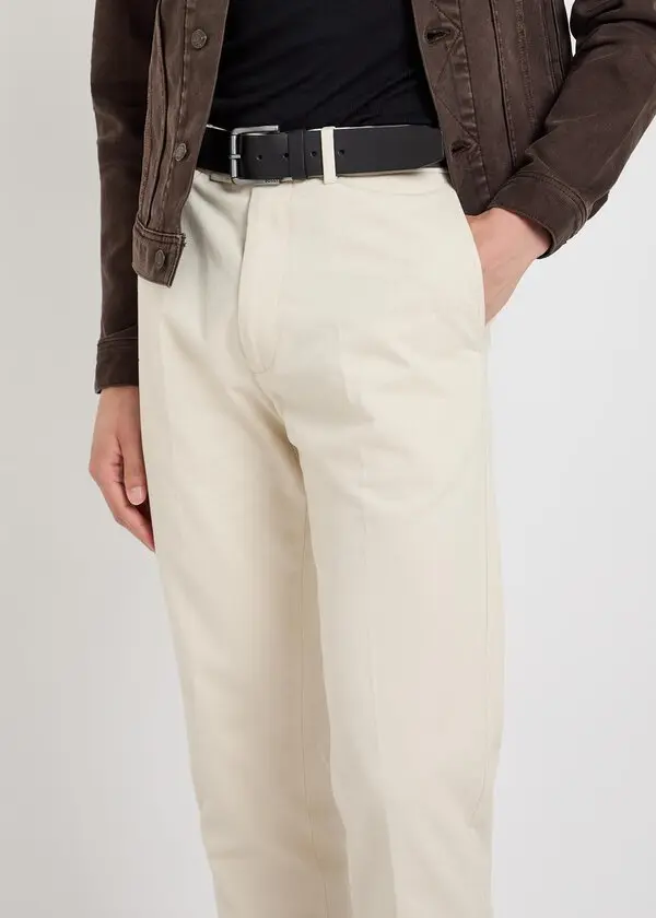 TOM FORD Tapered-leg Cotton Trousers
