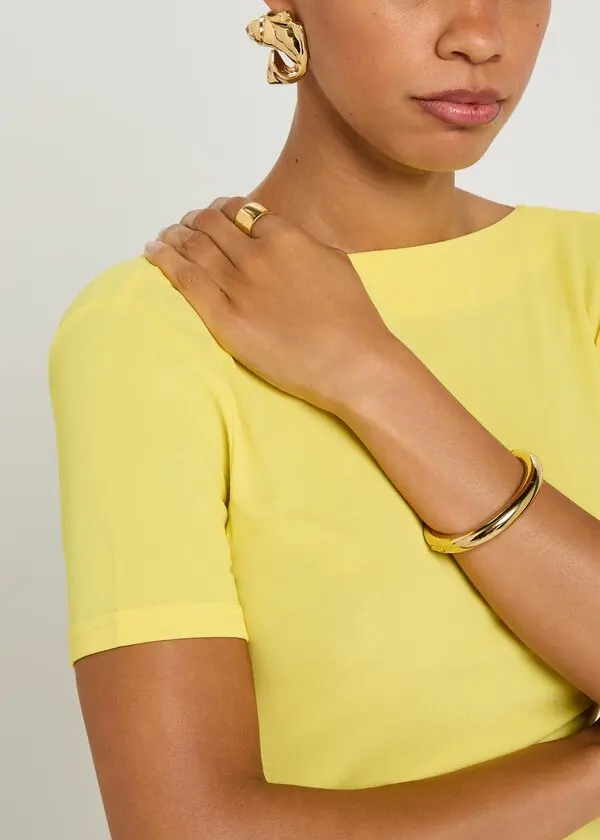 Jacquemus Les Boucles Poisson Fish Drop Earrings - Gold
