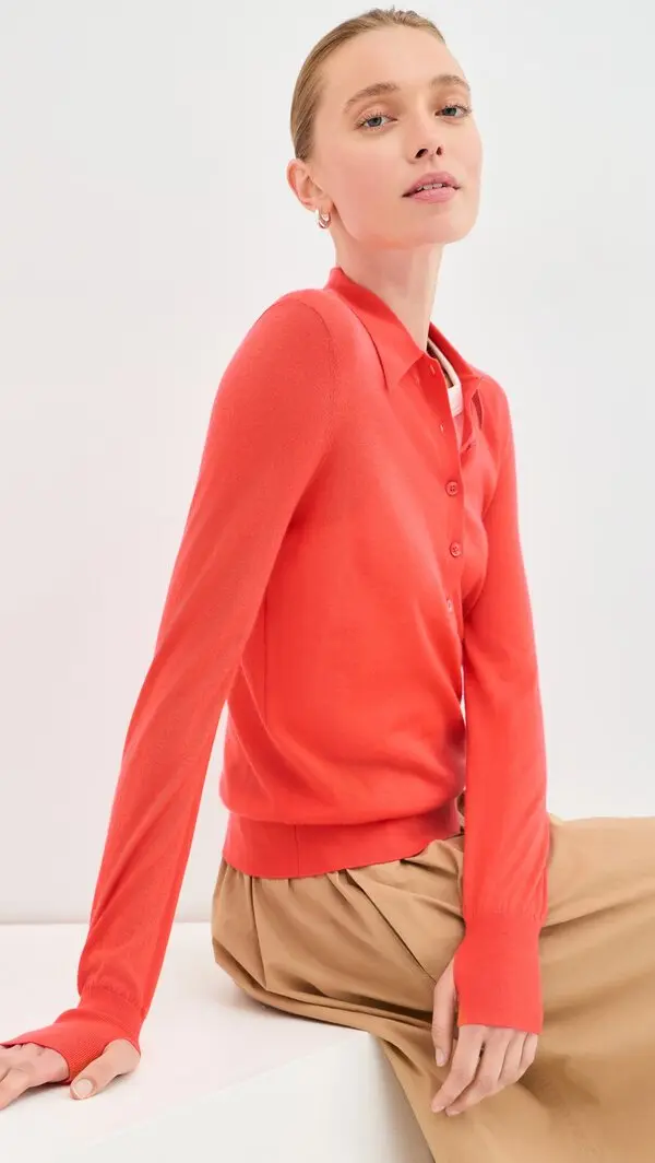 TWP Cashmere Polo Sweater