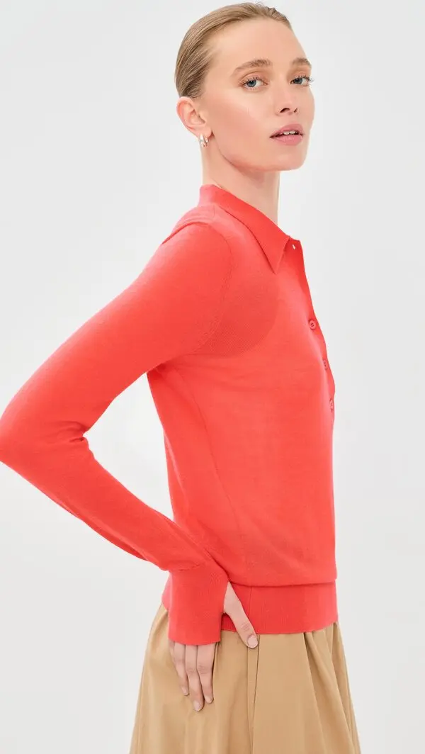 TWP Cashmere Polo Sweater