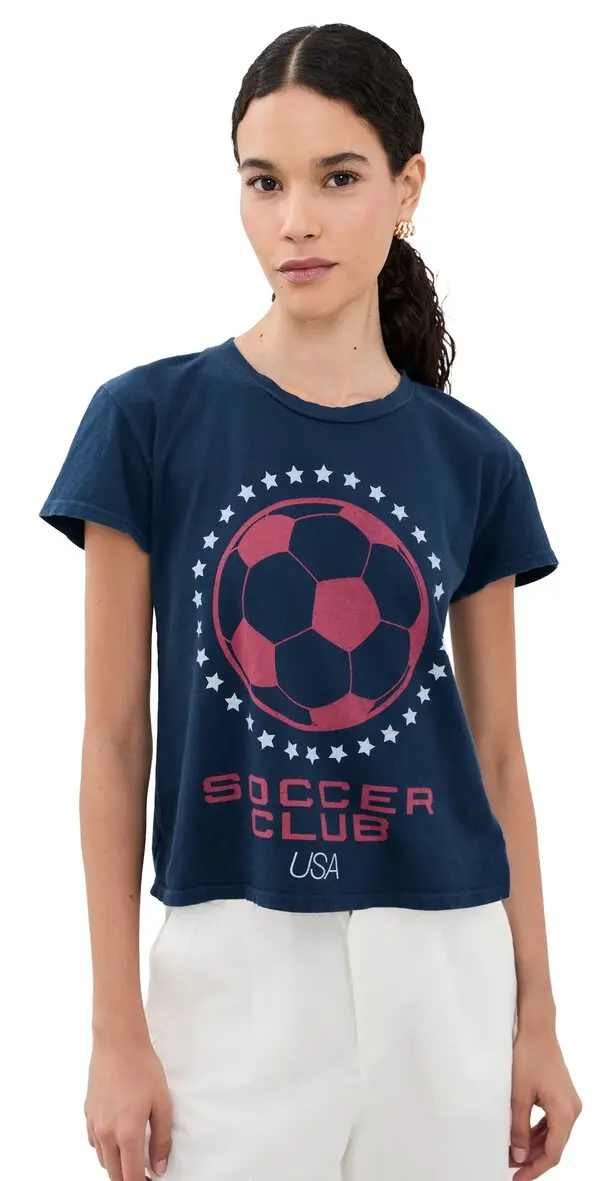 The Original Retro Brand Soccer Club Usa Fitted T-shirt - Vmn