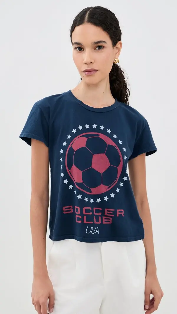 The Original Retro Brand Soccer Club Usa Fitted T-shirt