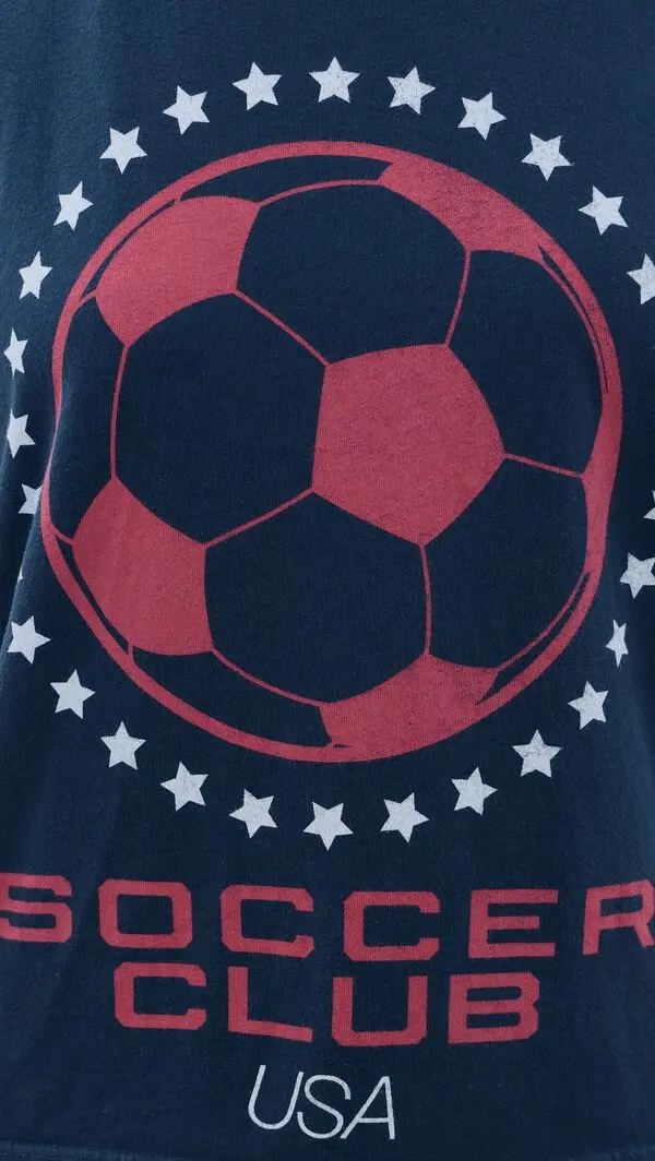 The Original Retro Brand Soccer Club Usa Fitted T-shirt
