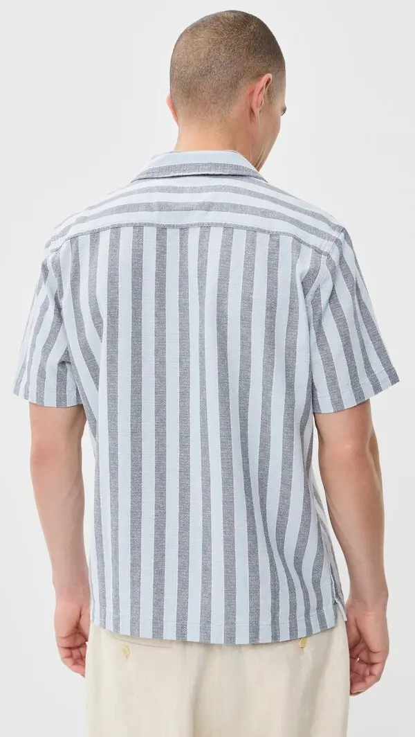 Rails Fielder Shirt - Blue Jay Stripe