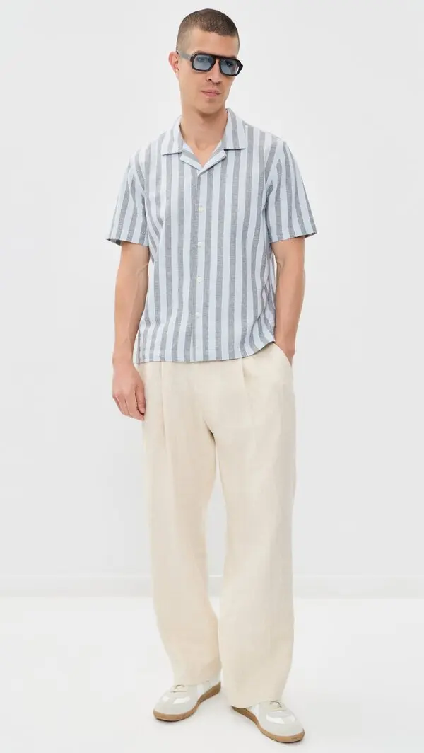 Rails Fielder Shirt - Blue Jay Stripe