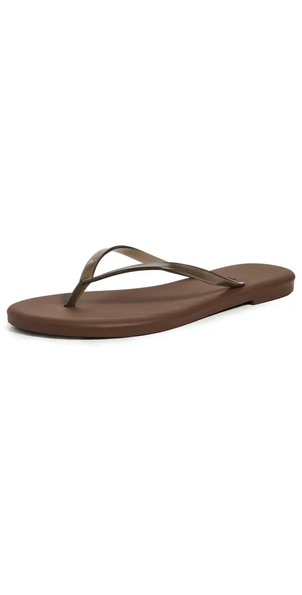 Tkees Aqua Jelly Flip Flops - Brun