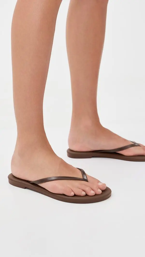 Tkees Aqua Jelly Flip Flops - Brun