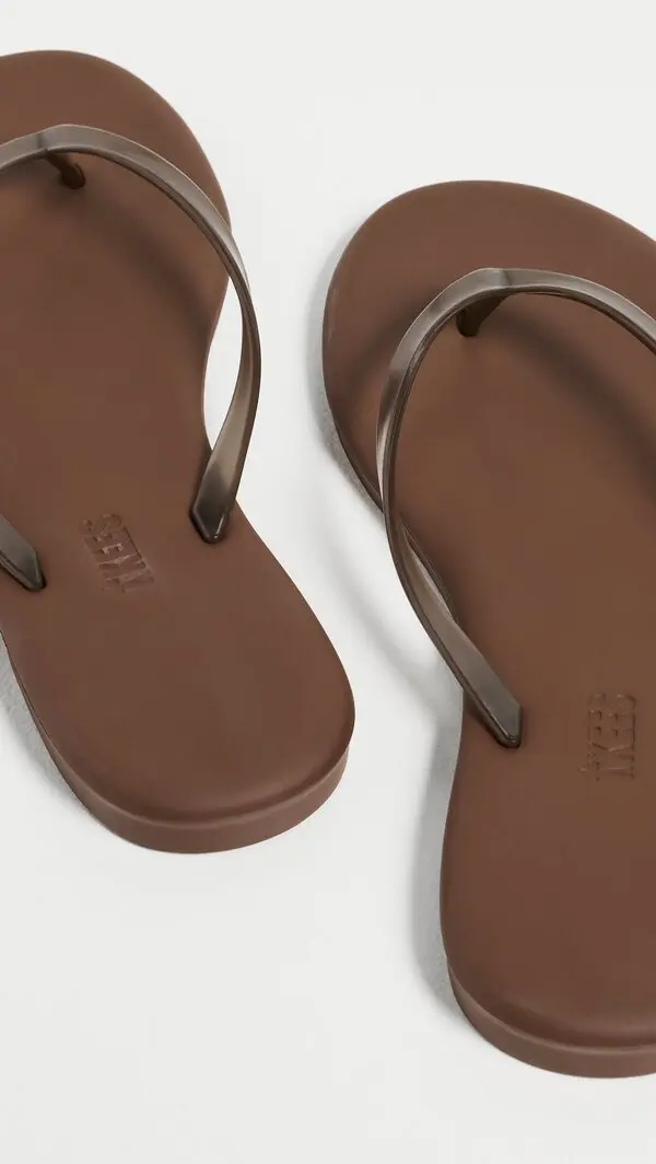 Tkees Aqua Jelly Flip Flops - Brun