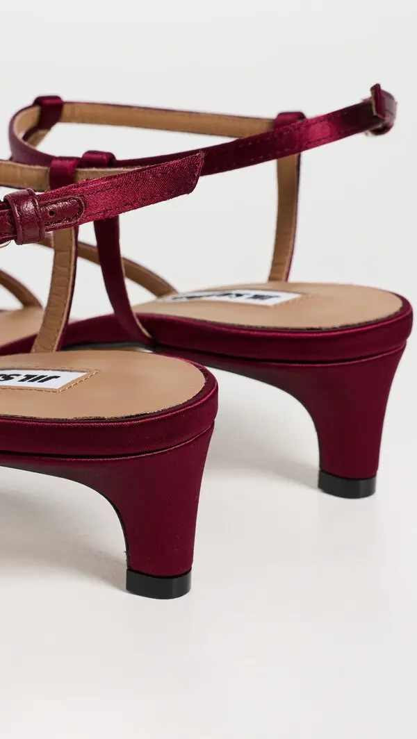 JIL SANDER Satin Cage Sandals