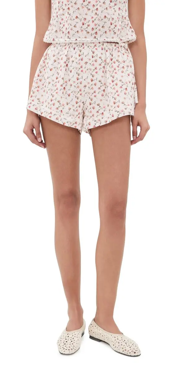 Posse Charlotte Shorts - Watercolour Floral