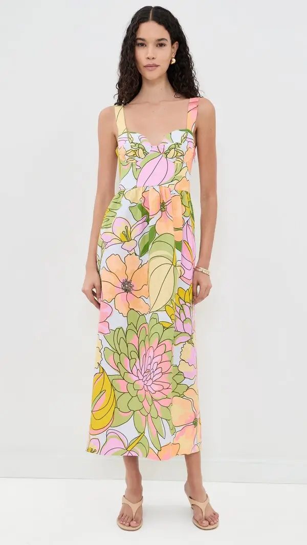Farm Rio Floral Maxi Dress