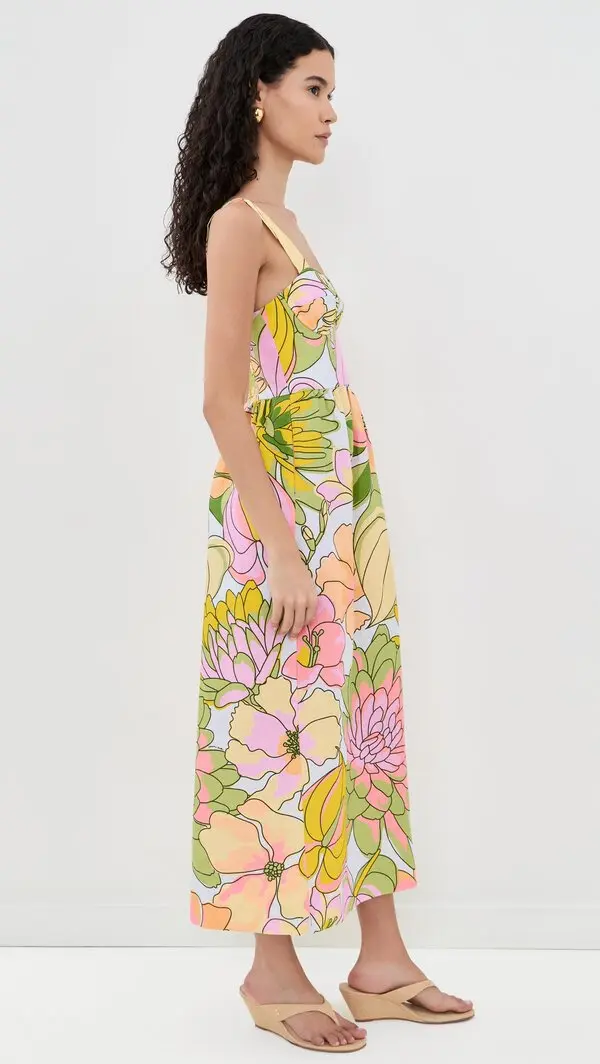 Farm Rio Floral Maxi Dress