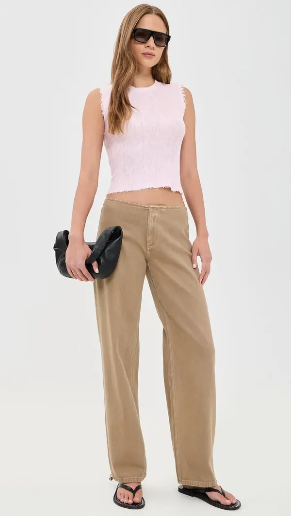 Helmut Lang Raw Edge Knit Tank