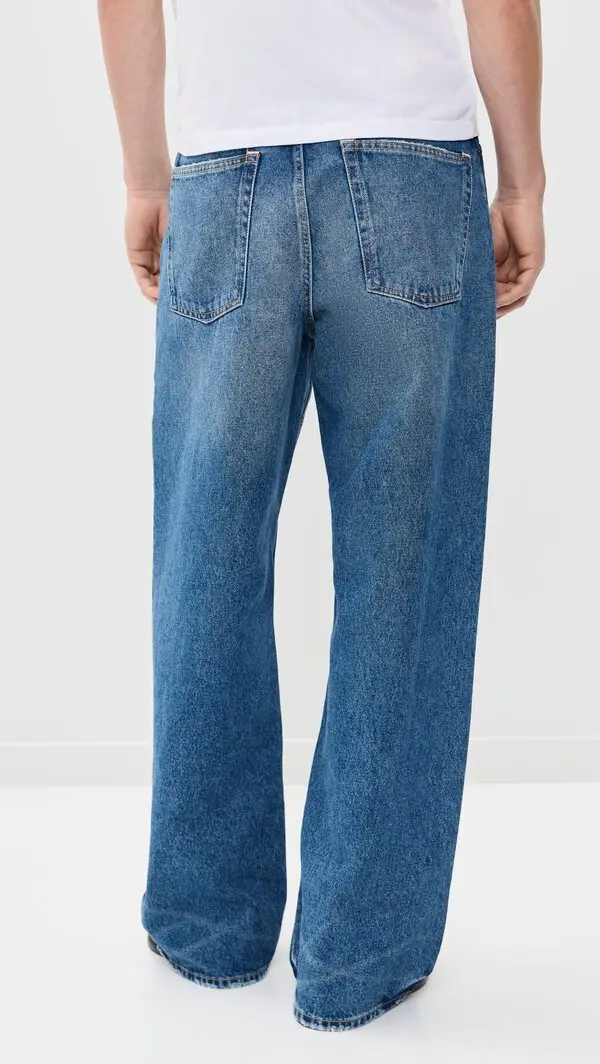 Acne Studios 1981 Wide Leg Jeans - Mid Blue