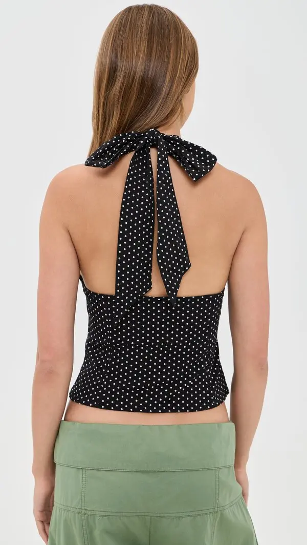 Free People Ramona Printed Halter Top