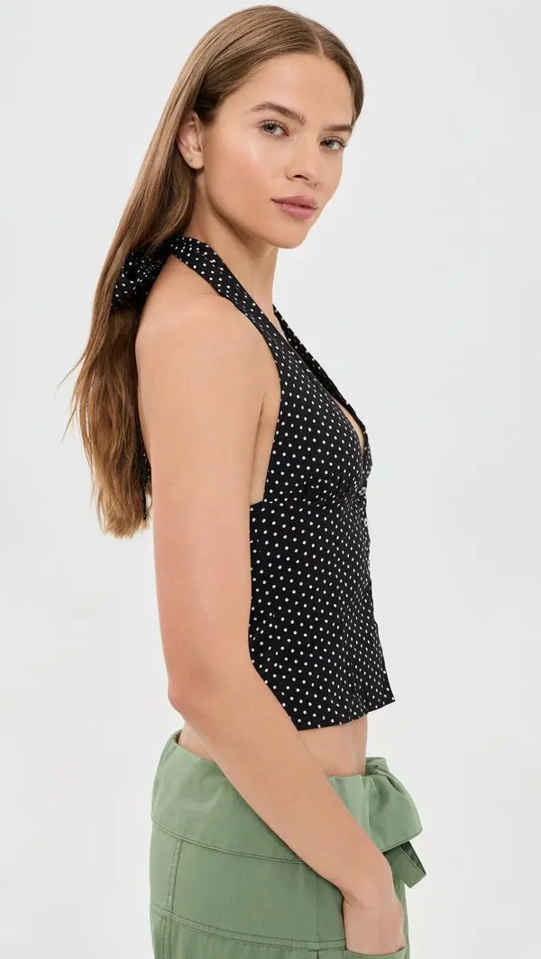 Free People Ramona Printed Halter Top