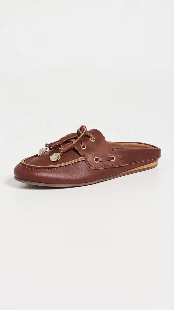 ANCIENT GREEK SANDALS Naveta Boat Shoe Mules