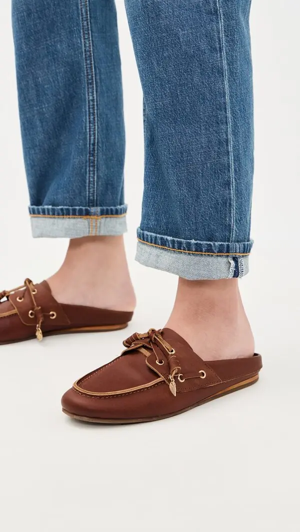 ANCIENT GREEK SANDALS Naveta Boat Shoe Mules