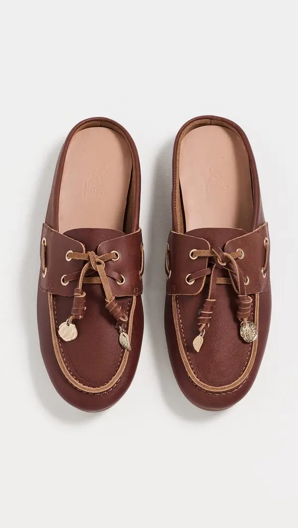 ANCIENT GREEK SANDALS Naveta Boat Shoe Mules