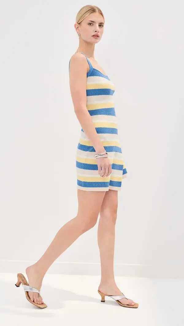 Simkhai Suvi Striped Tank Dress
