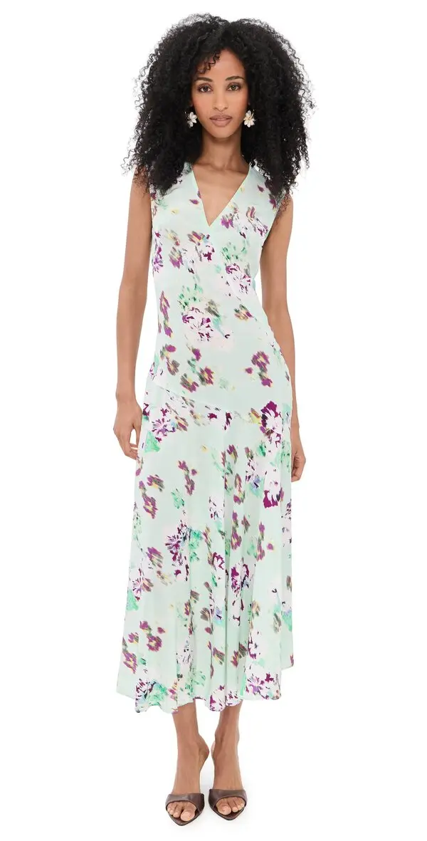 Ulla Johnson Elowen Silk Dress - Oasis
