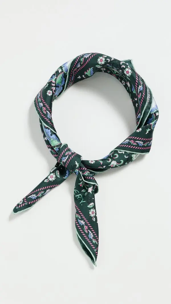 Liberty Lodden Silk Scarf - Green
