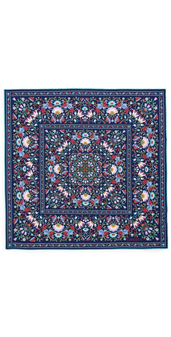 Liberty Lodden Silk Scarf - Navy