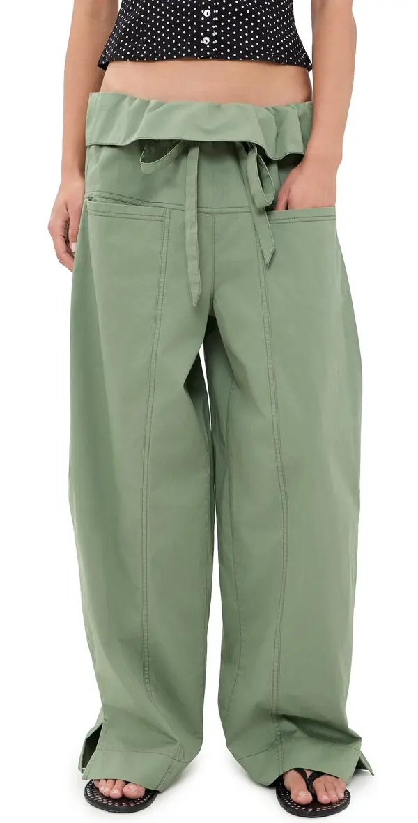 Free People Fisherman Pants - Mistletoe