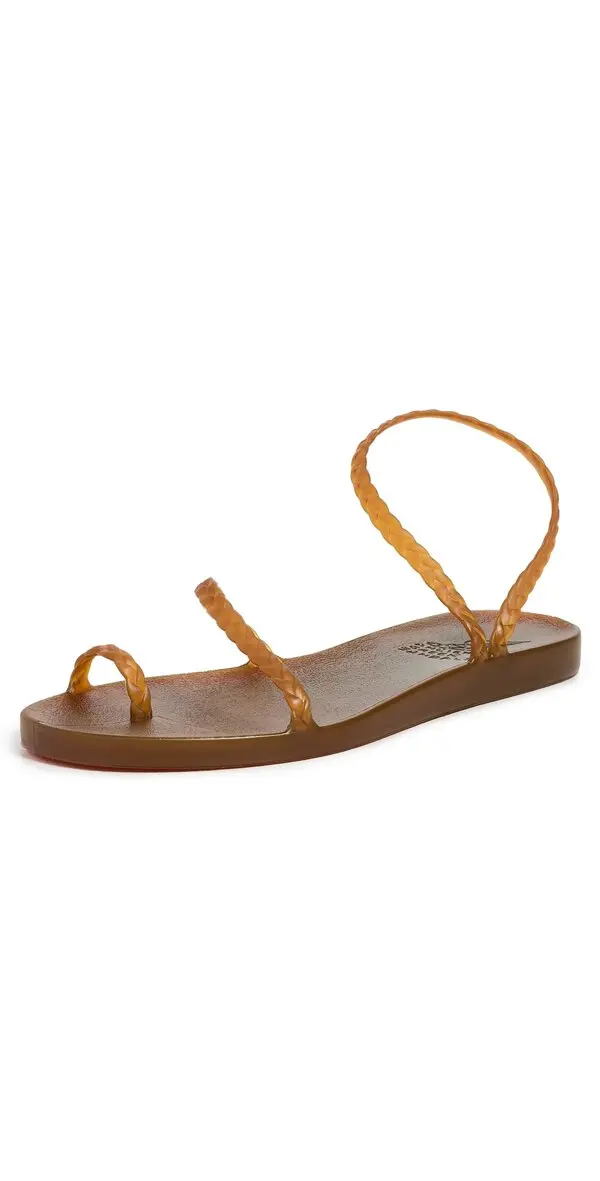 ANCIENT GREEK SANDALS Eleftheria Jelly Sandals - Caramel