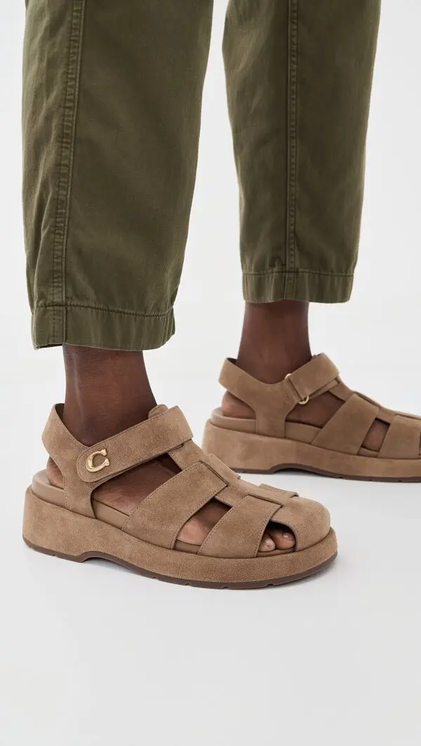 COACH Fisherman Sandals