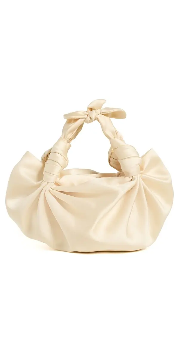 NLA COLLECTION Satin Knot Bag - Butter Yellow