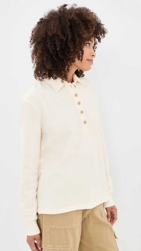 Citizens Of Humanity Vintage Polo Long Sleeve Top