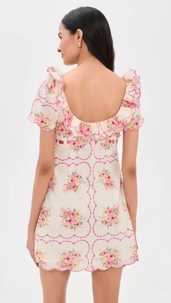 For Love & Lemons Scarlett Mini Dress