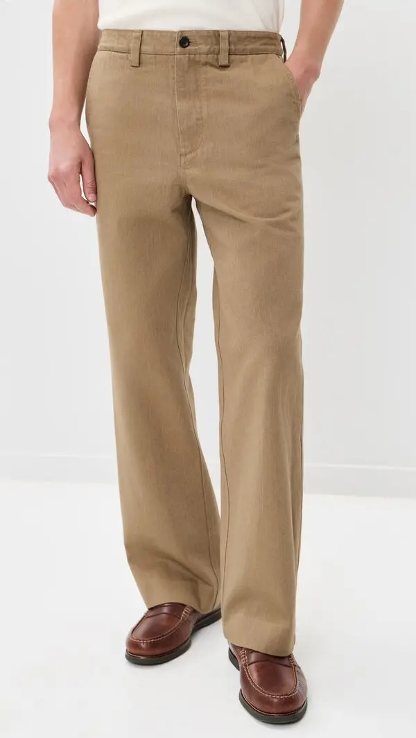 AARON LEVINE Sulphur Dyed Workwear Pants